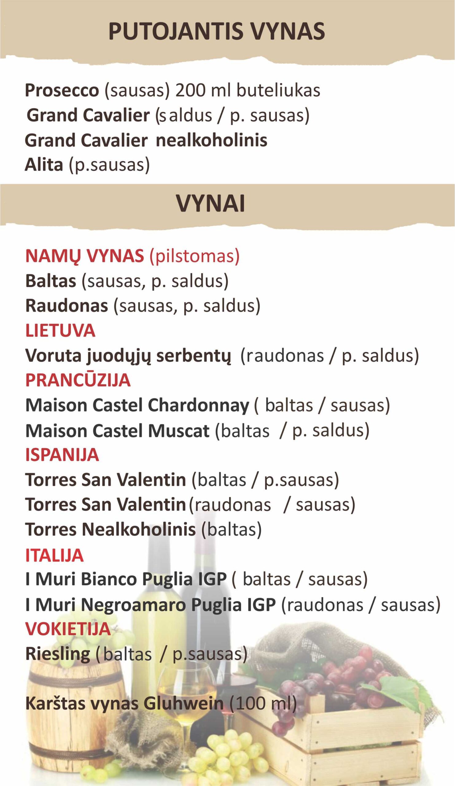 Vynas | Šampanas – Juonė Pastuogė